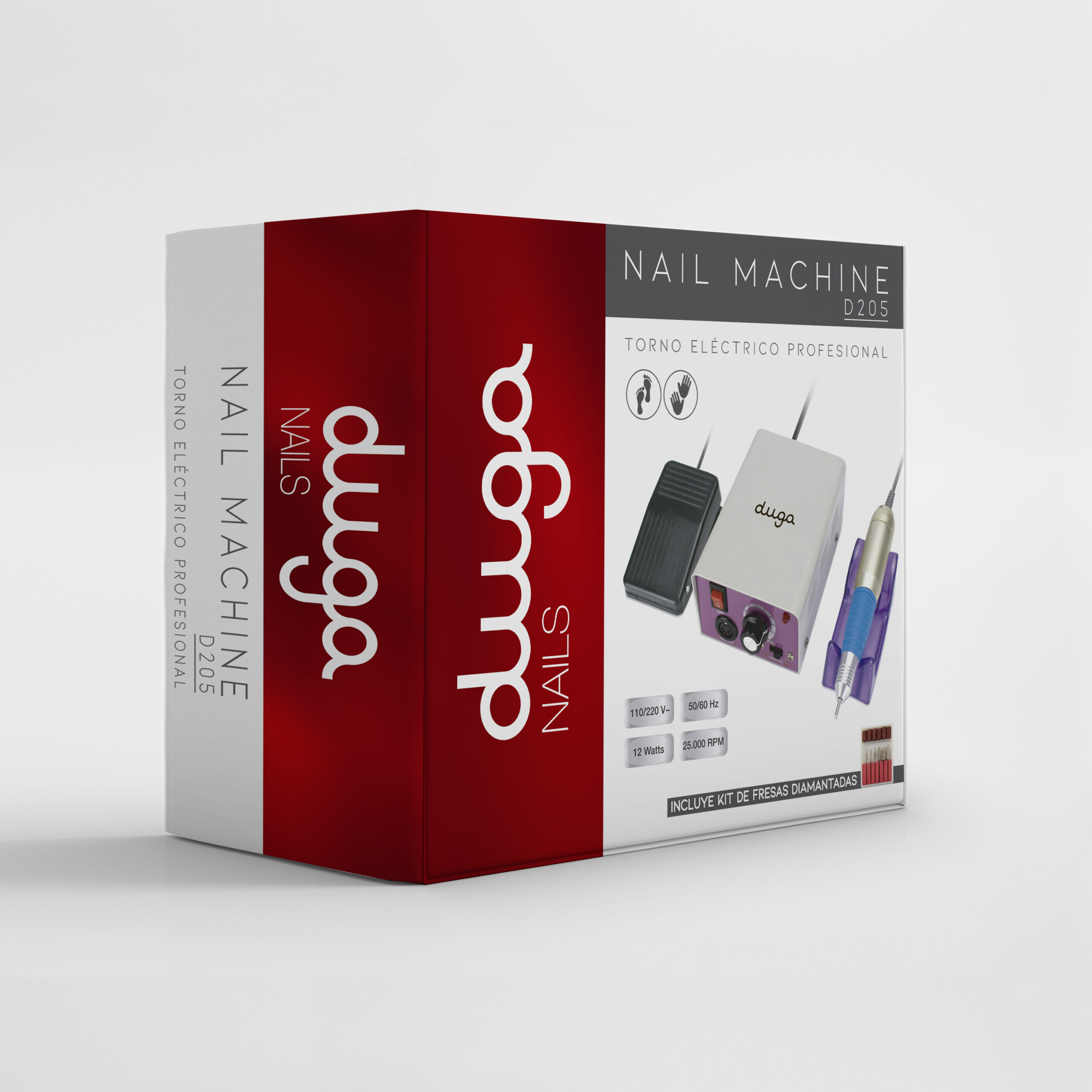 TORNO ELECTRICO PROF. C/PEDAL – Duga