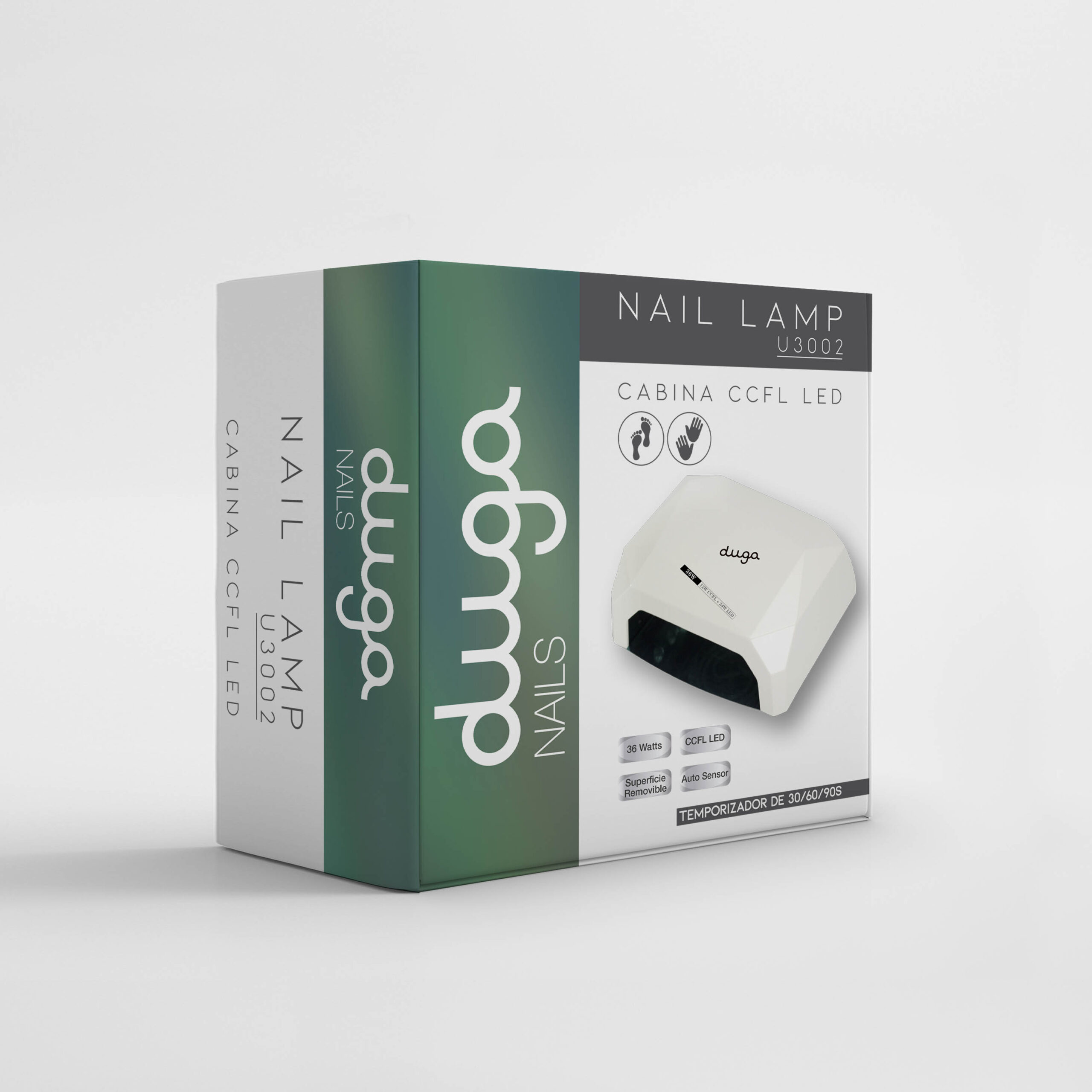 CABINA DE UÑAS CCFL LED 36 W – Duga